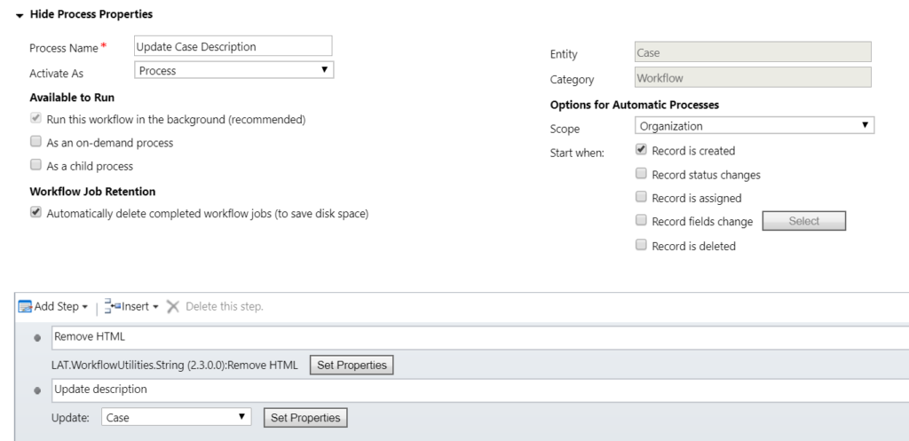 Removing HTML From Description On Case Creation From Emails