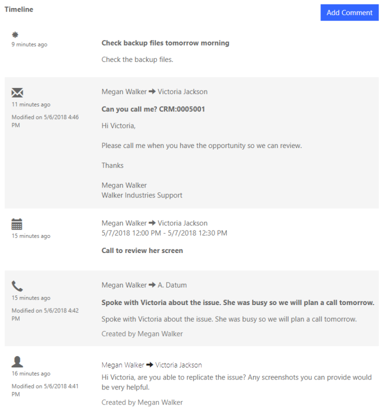 Creating Consistent Communication Using Portal Comments