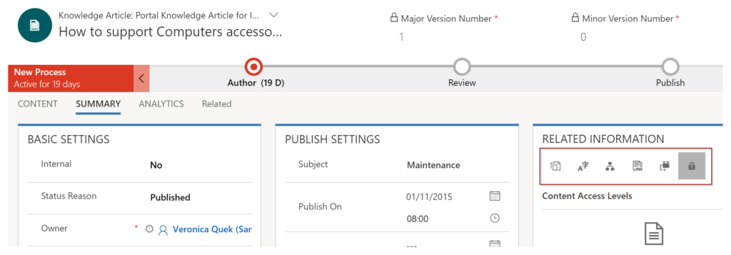Filter Knowledge Based Articles With Content Access Levels - Megan V ...