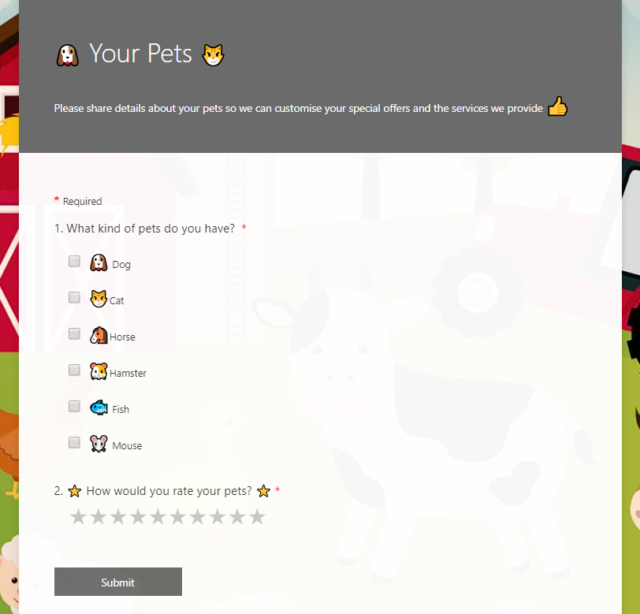 Using Emojis In Forms Pro Surveys - Megan V. Walker