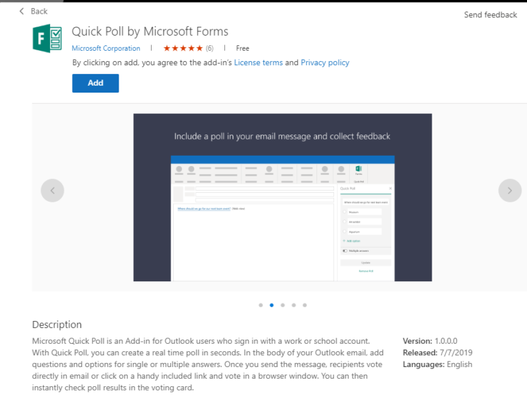 Create A Quick Poll In Outlook With Microsoft Forms - Megan V. Walker