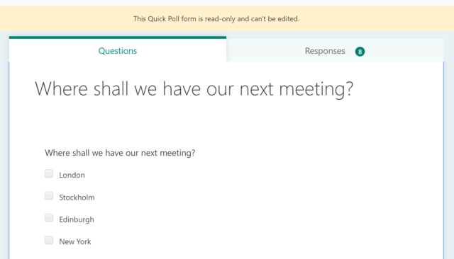 Create A Quick Poll In Outlook With Microsoft Forms - Megan V. Walker