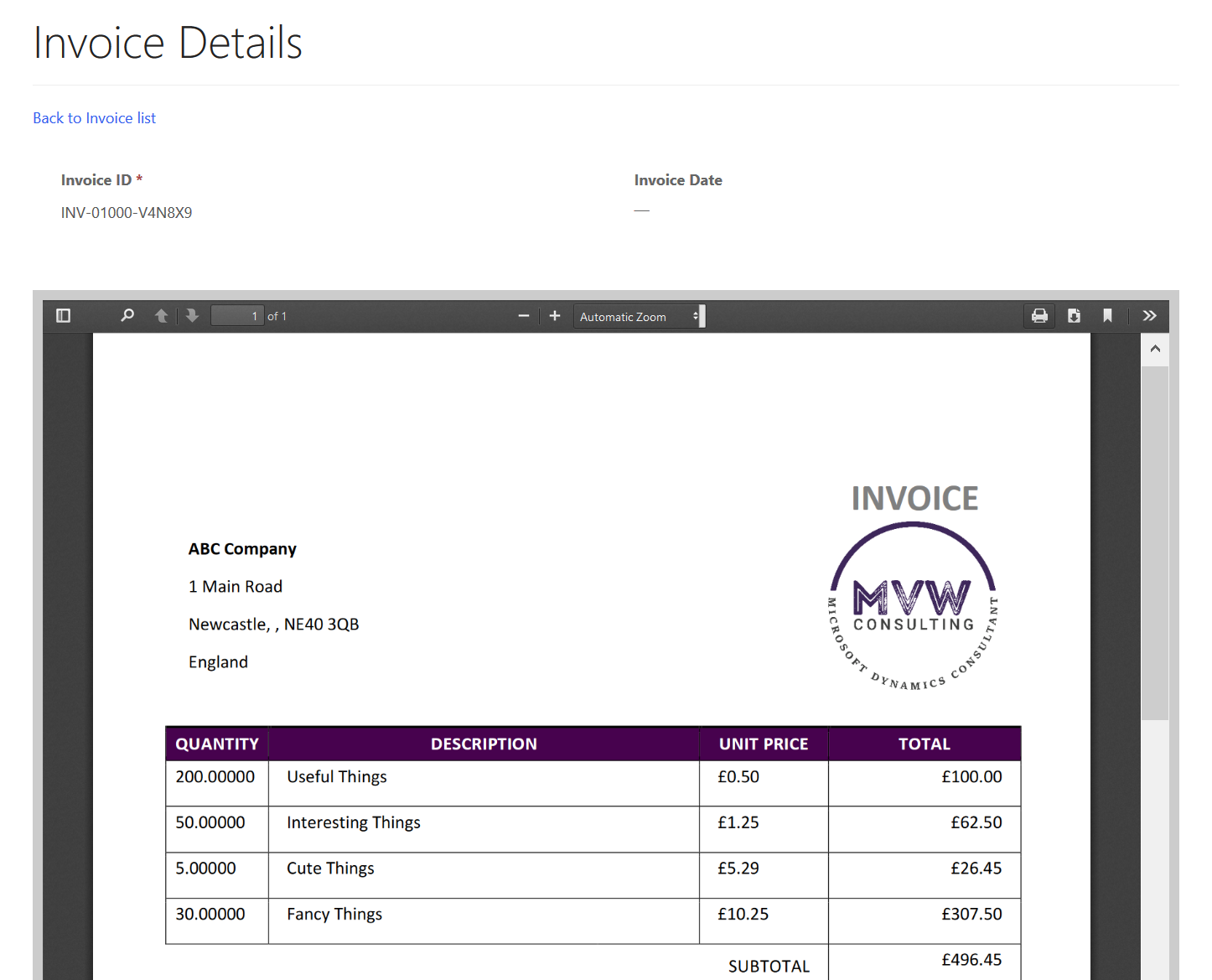 Generating Invoices To Display In Power Apps Portal - Megan V. Walker