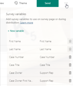 Extracting Survey Variables From Forms Pro Survey Responses