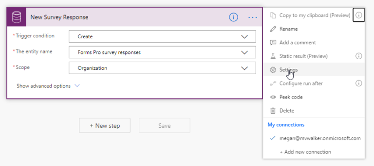 Triggering Power Automate For A Specific Survey - Megan V. Walker