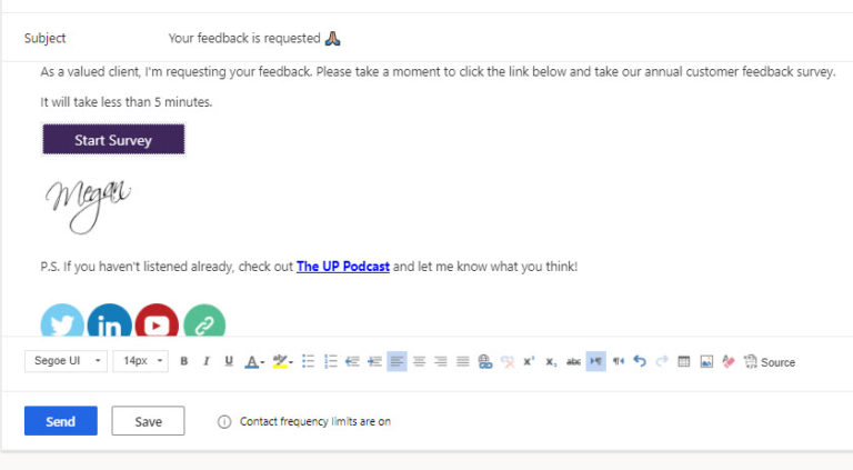 Creating HTML Email Templates In D365 Customer Voice