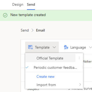 Creating HTML Email Templates In D365 Customer Voice