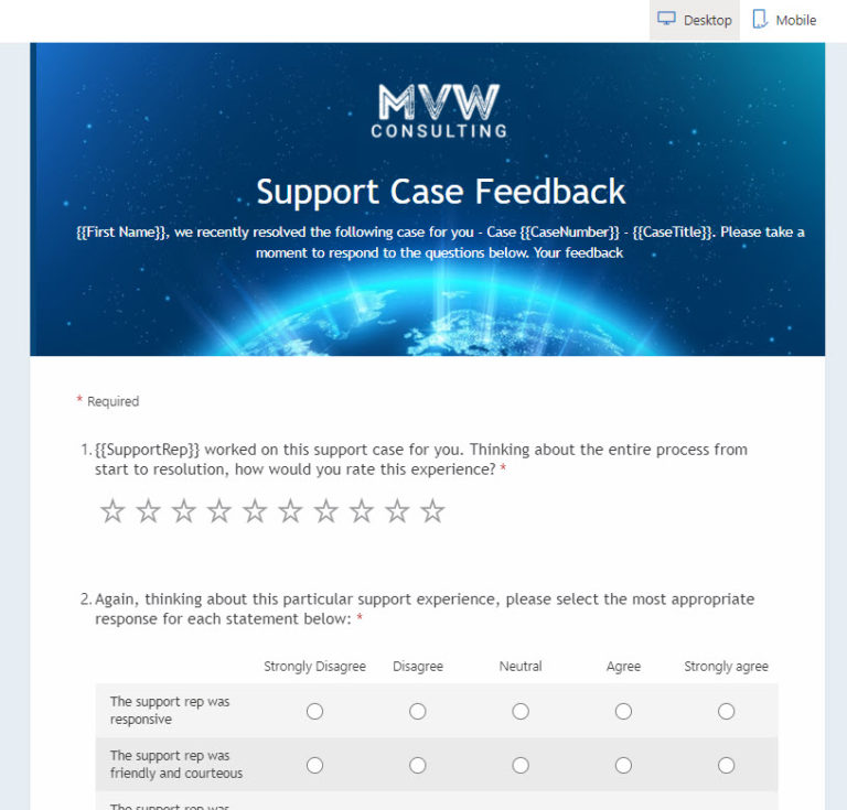 Custom Survey Headers In D365 Customer Voice - Megan V. Walker