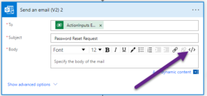 Send Password Reset To Contact Using Power Automate