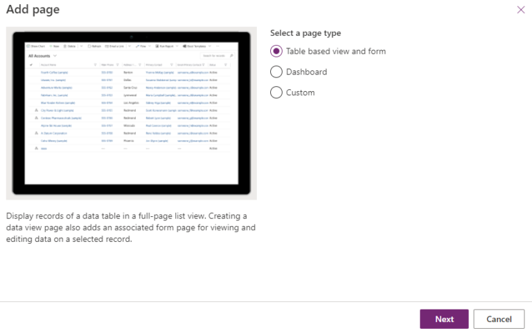 Adding Tables To Model-driven Power Apps for searching