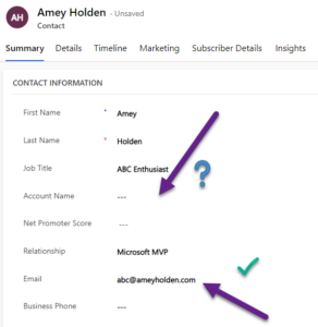 D365 Account & Contact Management Using Power Automate - Megan V. Walker