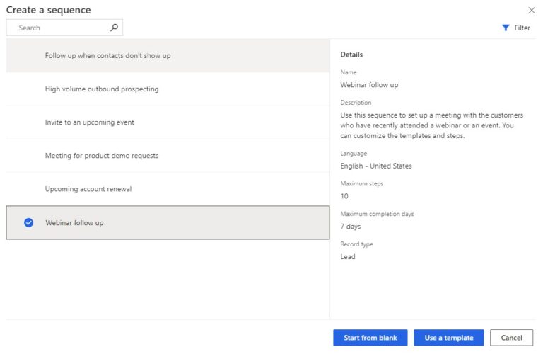 Creating A Sales Sequence In Dynamics 365 | Harro