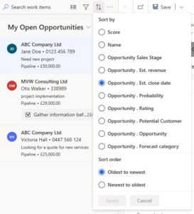 Using Focused View And Up Next In Model-Driven Apps