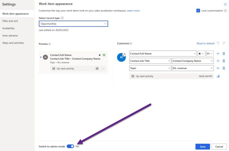 Using Focused View And Up Next In Model Driven Apps