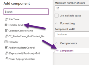 Grid Components In Model Driven Apps (D365)