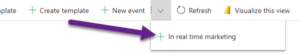 Using Realtime Marketing Form In Events Power Pages Website