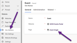 Generating An Events Overview Page Custom Web Template