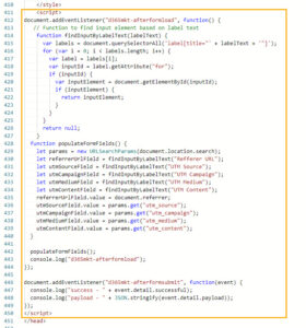 Capturing UTM Parameters Via Realtime Marketing Forms