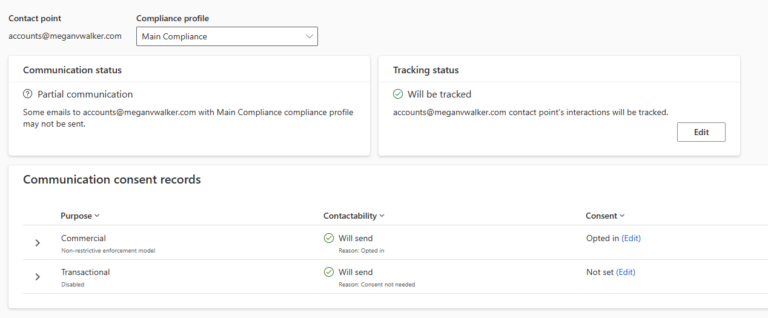 Checking Contact Attributes Or Contact Point Consent Records