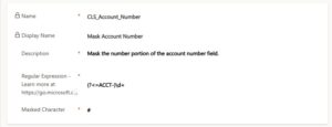 Secured Masking Rules In Dataverse (Dynamics 365)