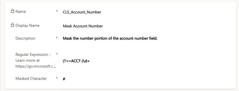 Secured Masking Rules In Dataverse (Dynamics 365)