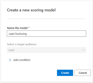 Create Lead Scoring Models in Real-time Marketing