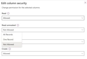 Secured Masking Rules In Dataverse (Dynamics 365)