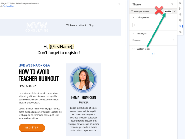 Create Email Templates Using Custom HTML In Realtime Marketing - Megan ...