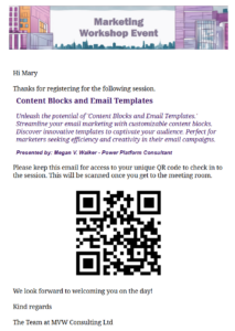 Generate And Send QR Codes For Event Sessions Realtime