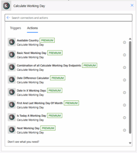 Review The Calculate Working Day Connector Power Automate