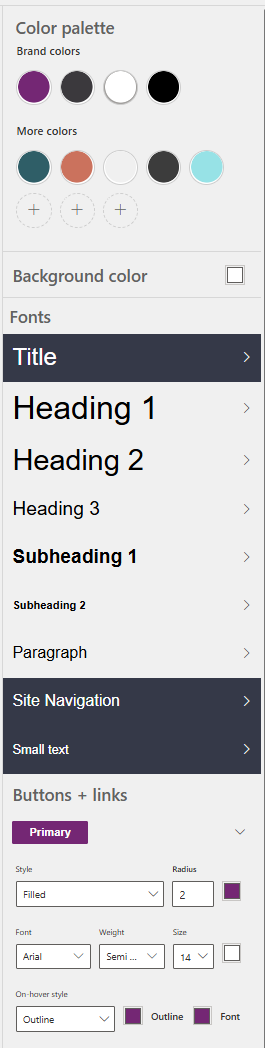 Editing The Theme & Styling A Power Pages Site