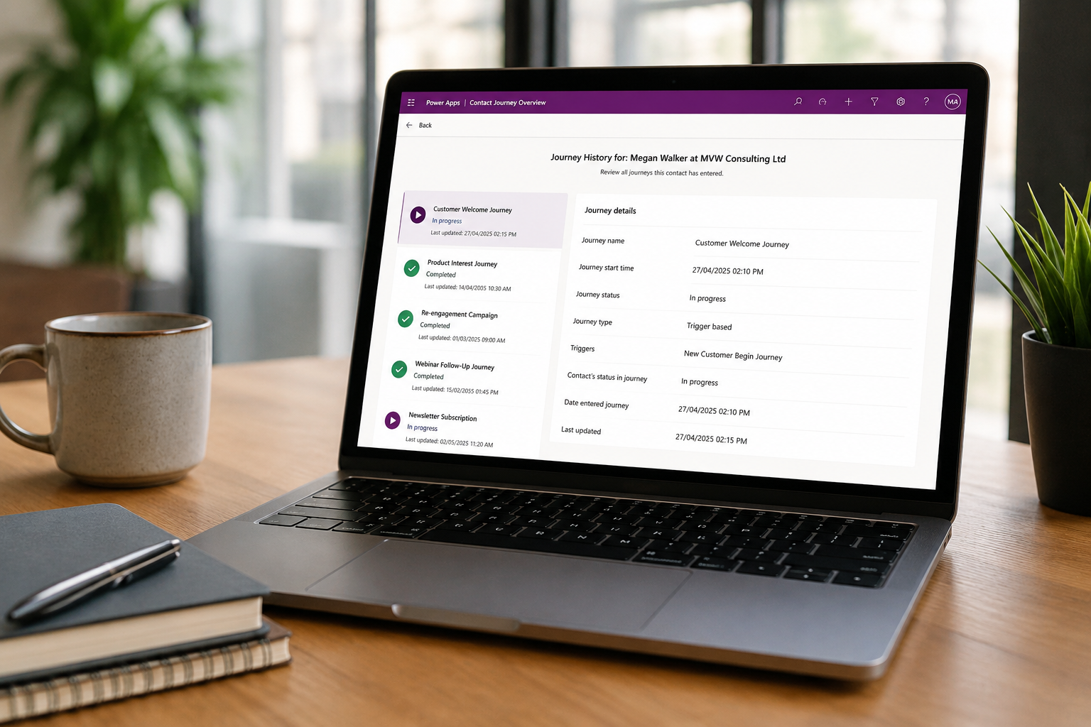 Create A Customer Insights Journeys Overview Custom Page